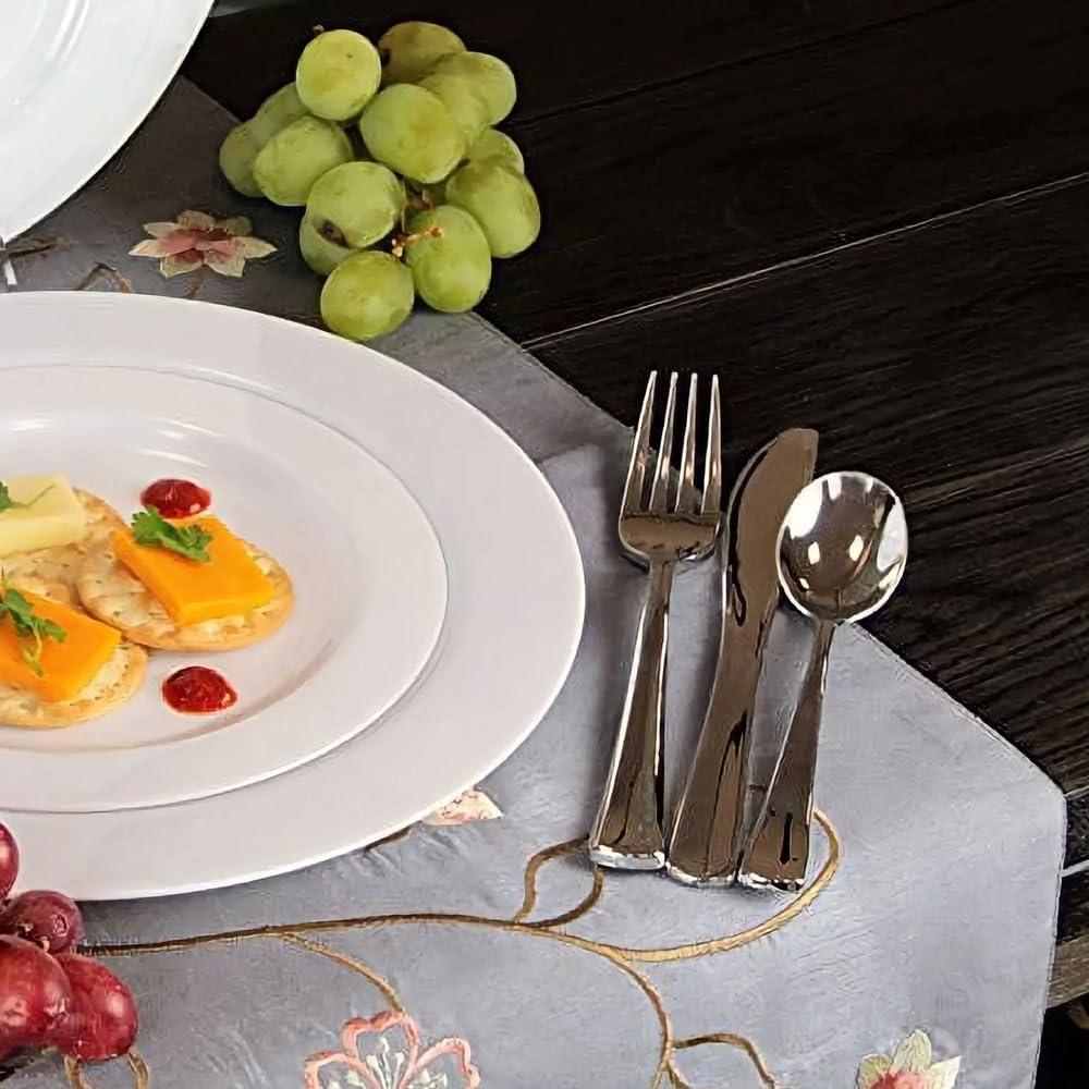 Lillian Tablesettings Combo Box | Polished Gold | Pack of 24 Plastic ...